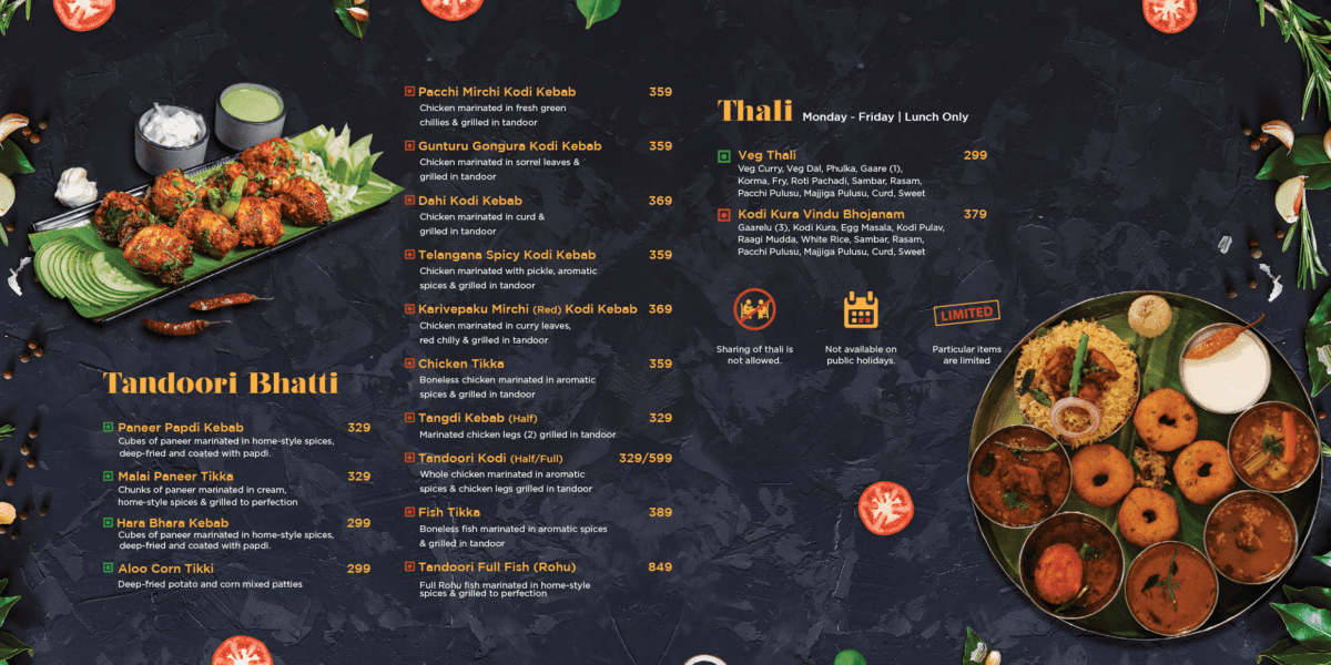 menu-new | Kodi Kura Chitti Gaare